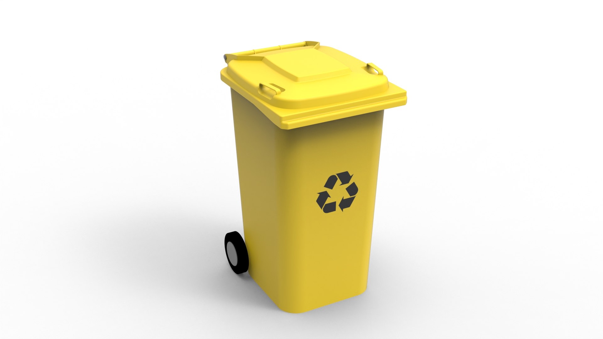 3D Dustbin Trash Can Bucket Garbage Bin Model - TurboSquid 2237747