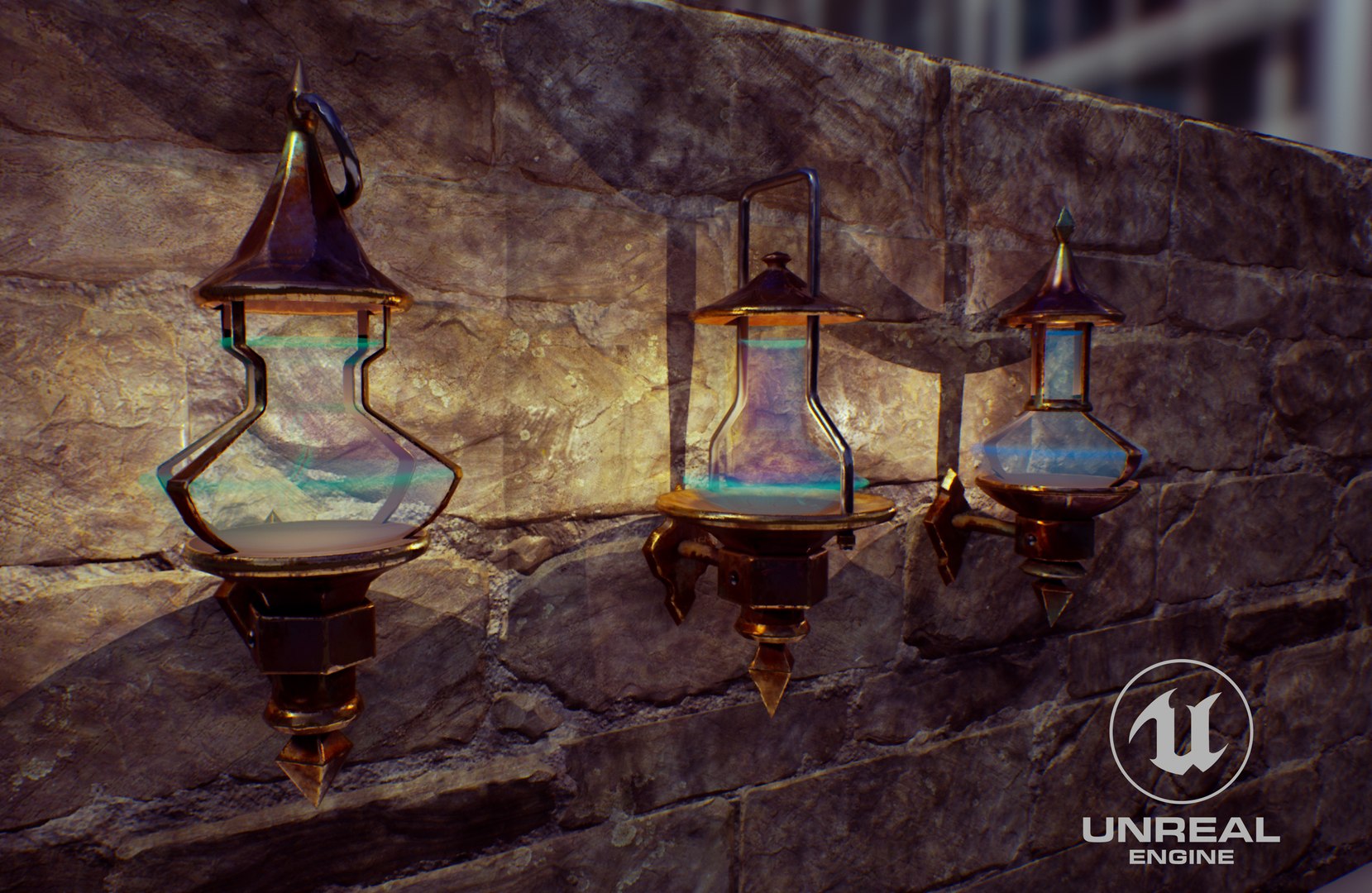 3D Lamps Unreal Unity Model - TurboSquid 1525144