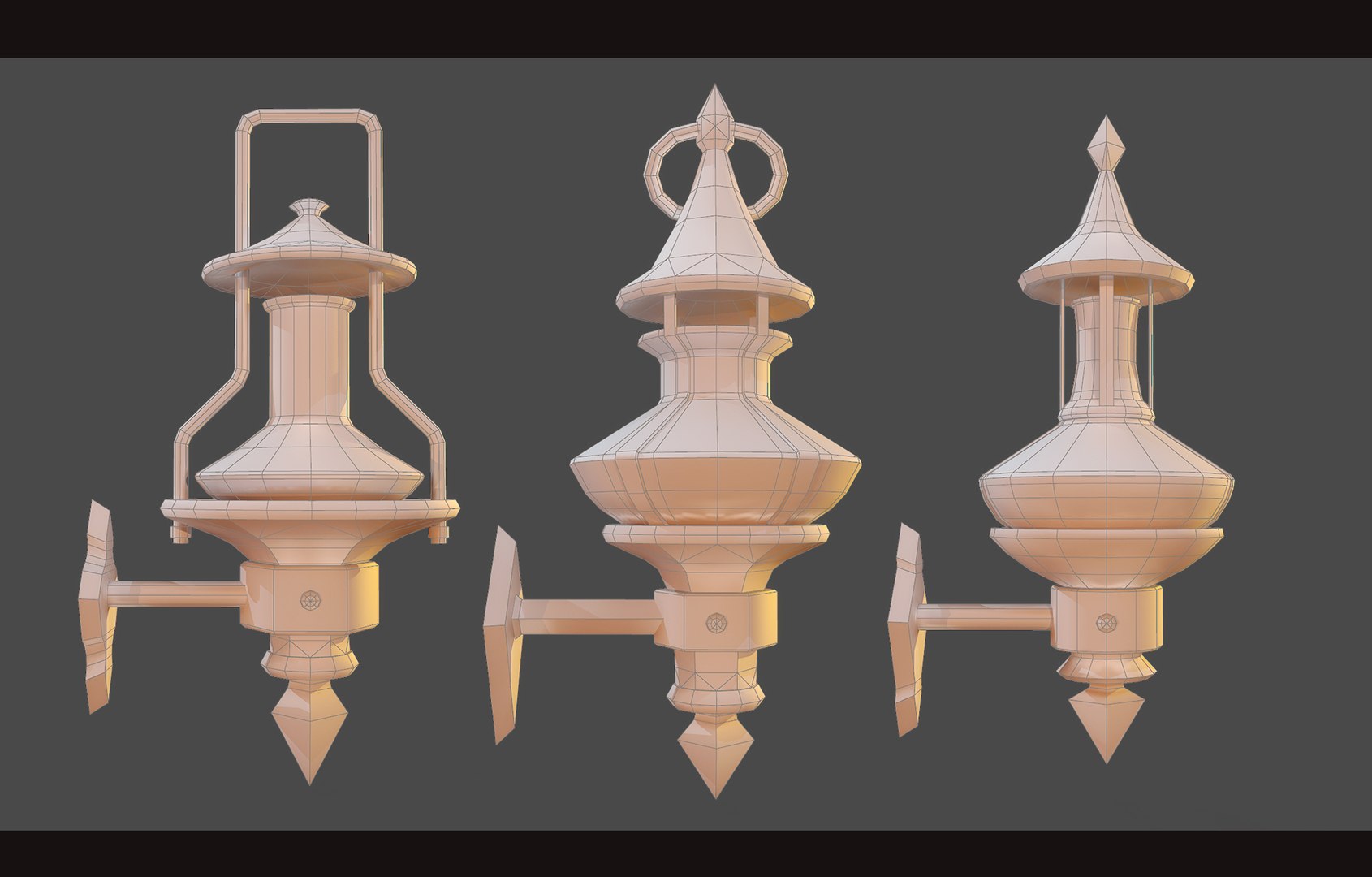 3D Lamps Unreal Unity Model - TurboSquid 1525144