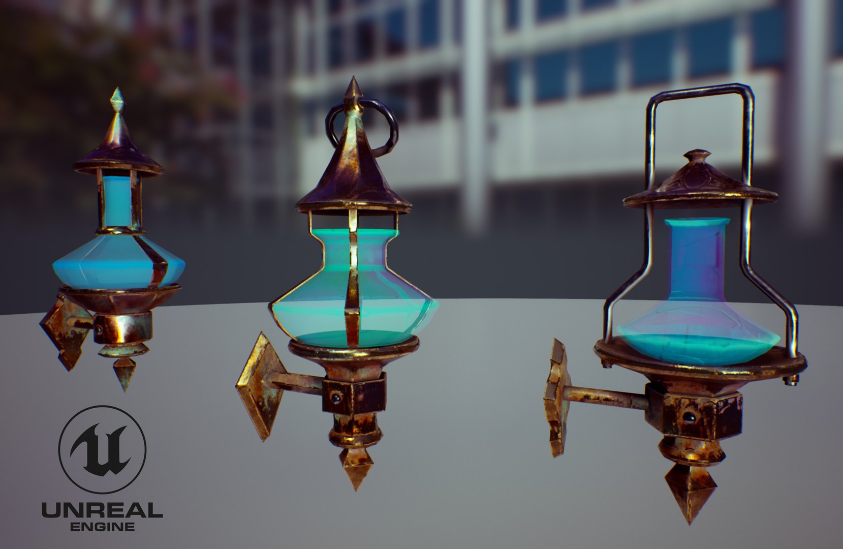 3D Lamps Unreal Unity Model - TurboSquid 1525144