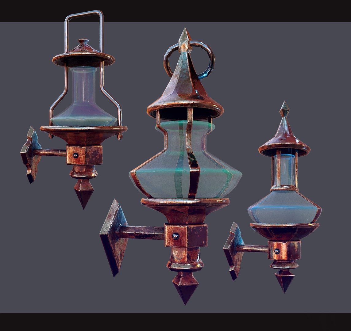 3D Lamps Unreal Unity Model - TurboSquid 1525144