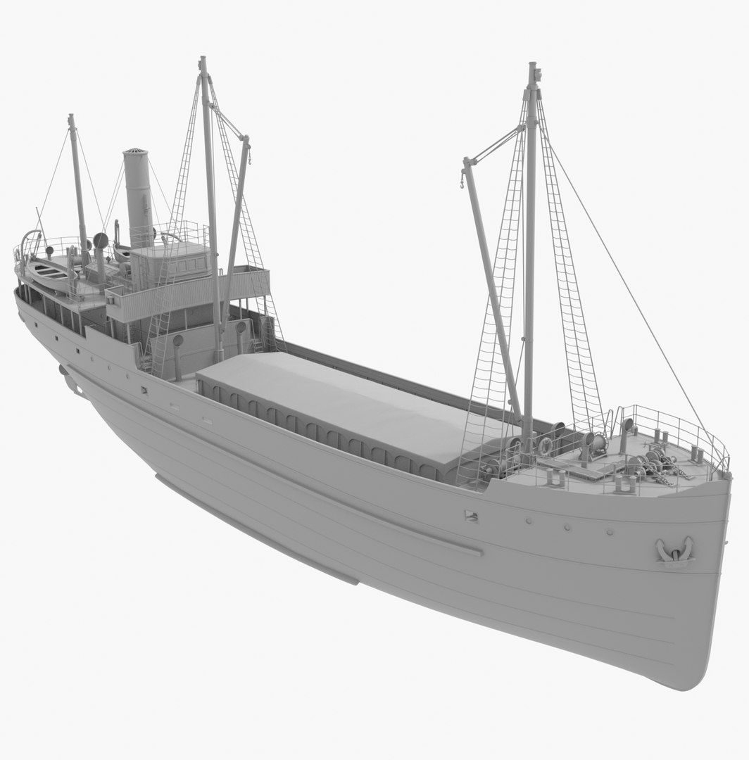 3D Coastel Steam Ship Model - TurboSquid 2163335