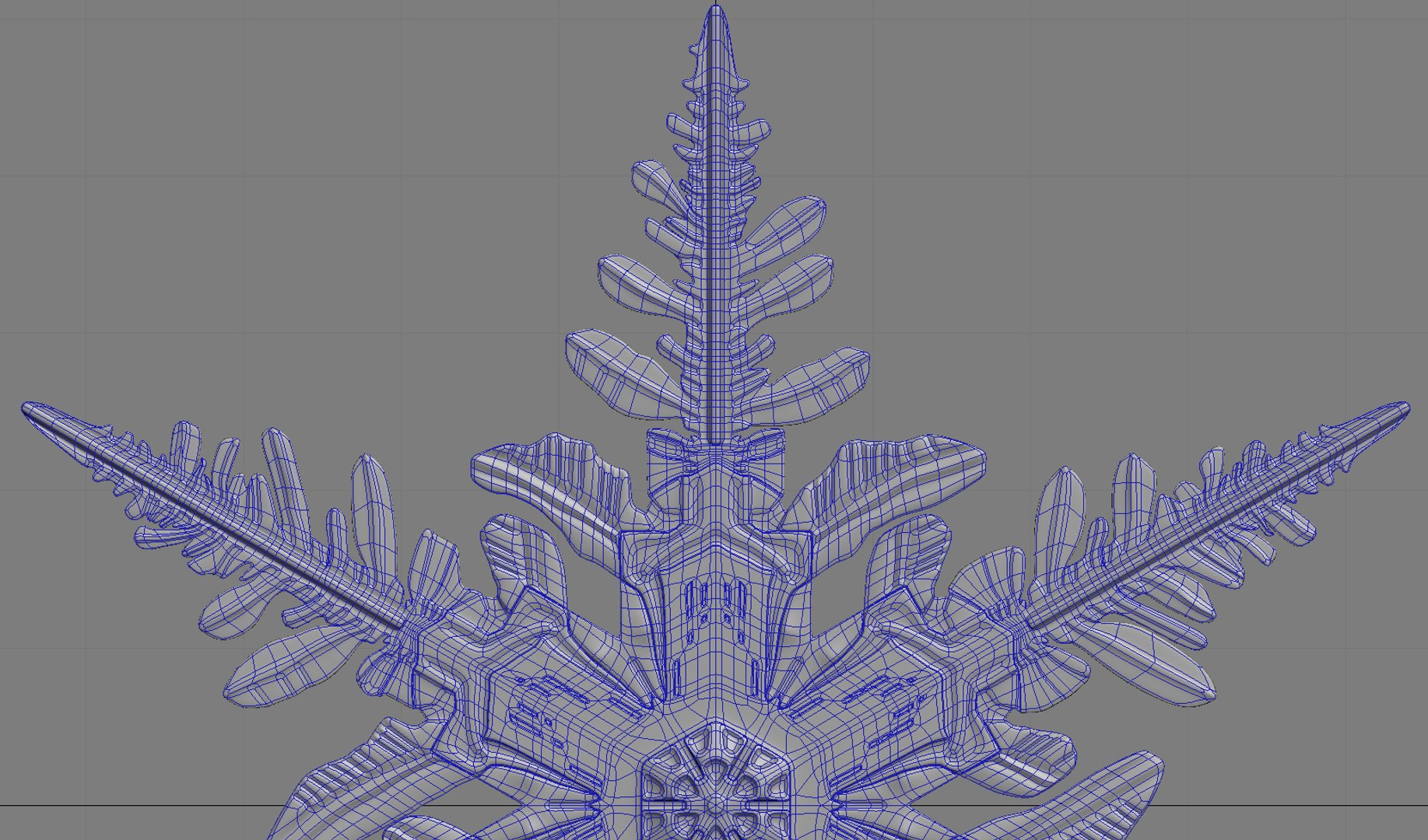 snowflakes new 3d max