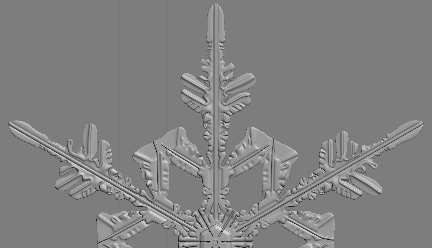 snowflakes new 3d max