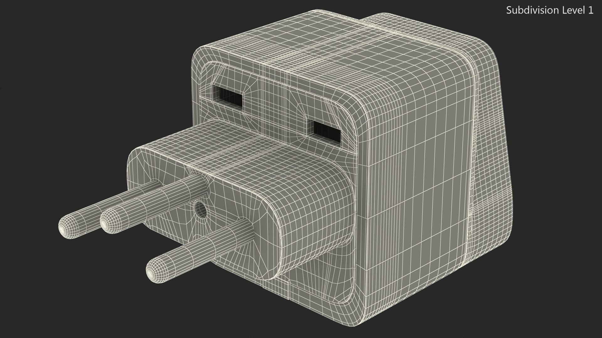 3D Type J Universal Plug Adapter White model - TurboSquid 1839938