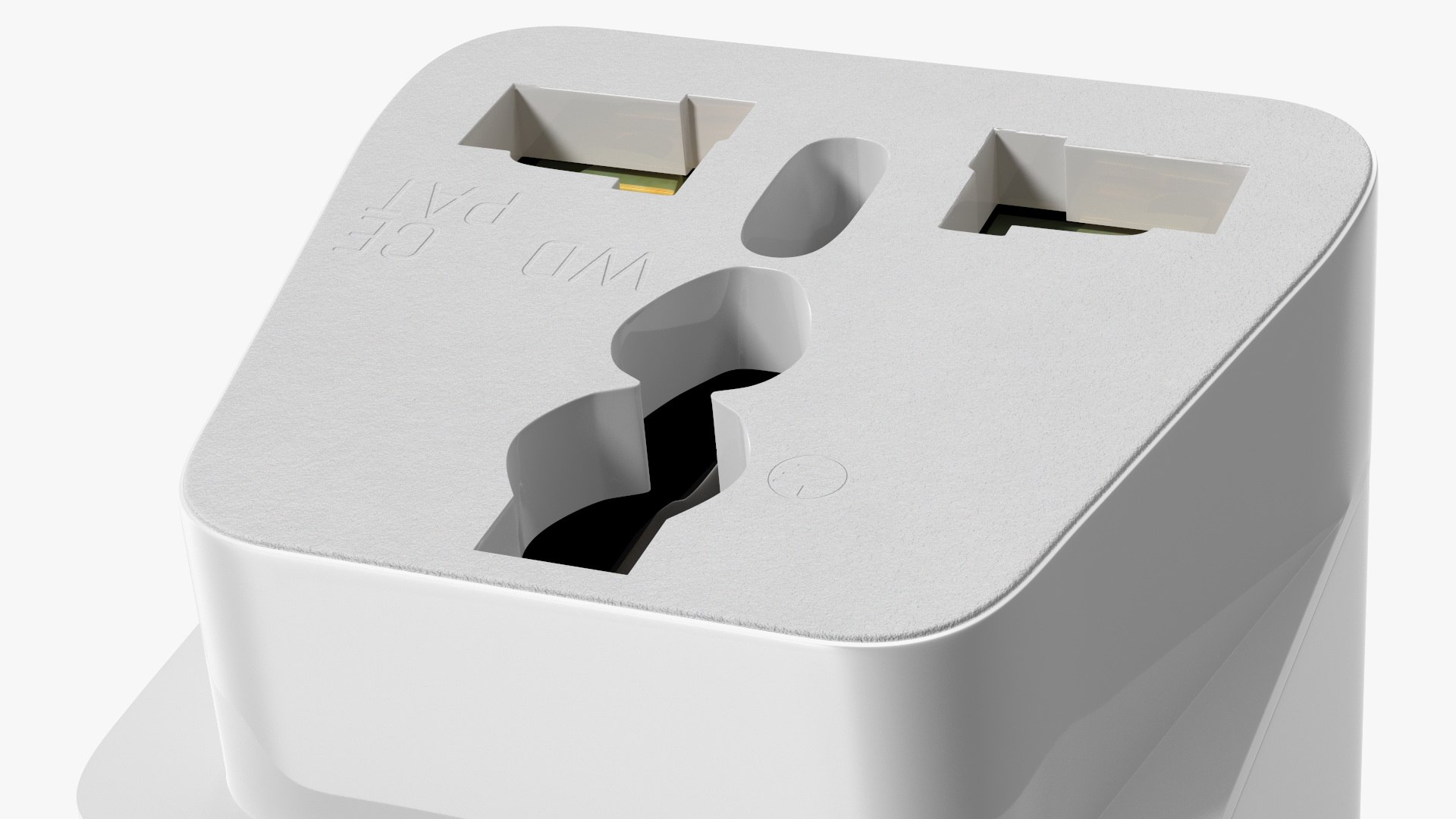 3D Type J Universal Plug Adapter White model - TurboSquid 1839938