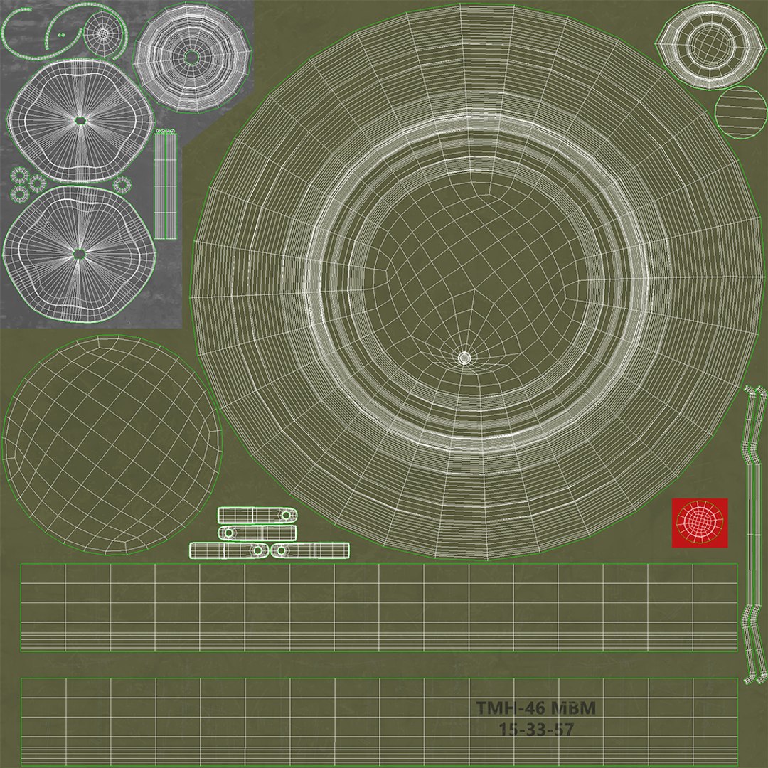 3D Land Mine - TurboSquid 2103718