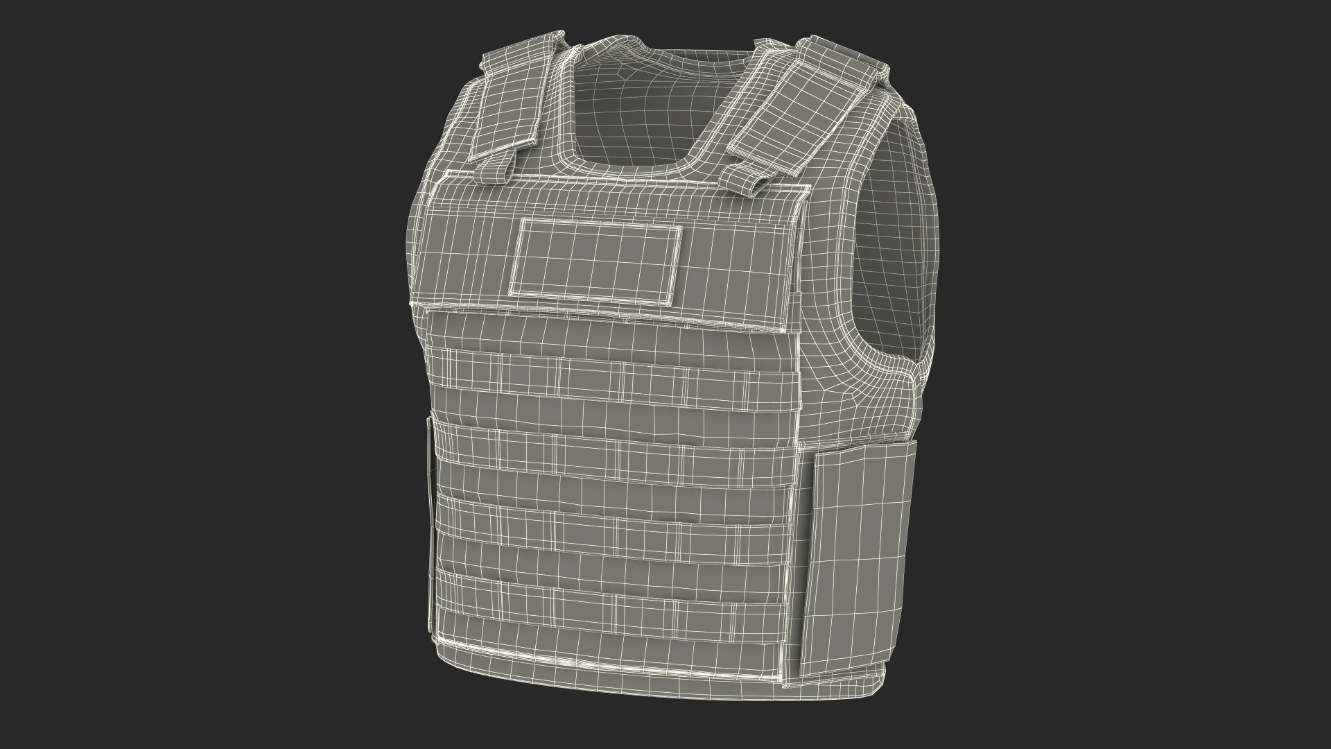 Camo Army Body Armor Carrier 3D Model - TurboSquid 2099241