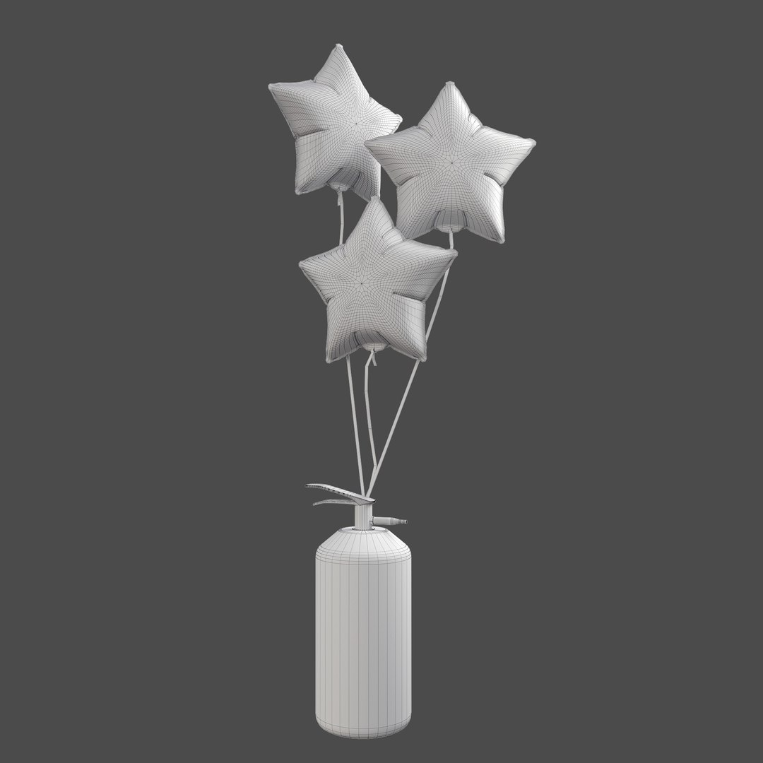 3D Model Balloon Star - TurboSquid 1272849
