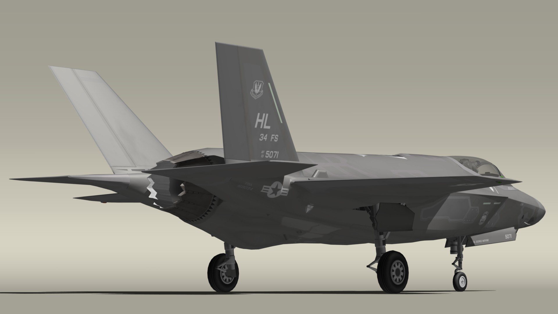 F35A Lightning II 3D Model - TurboSquid 1799982
