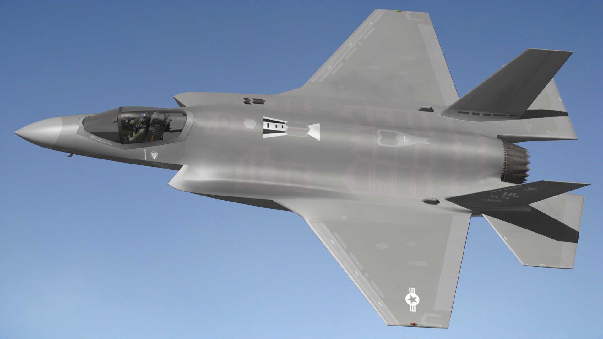 F35A Lightning II 3D Model - TurboSquid 1799982