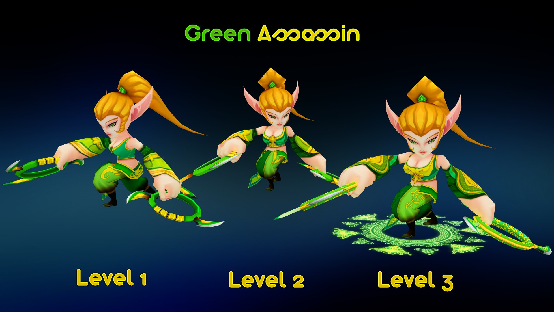 3D Lady Assassin Model - TurboSquid 1159893