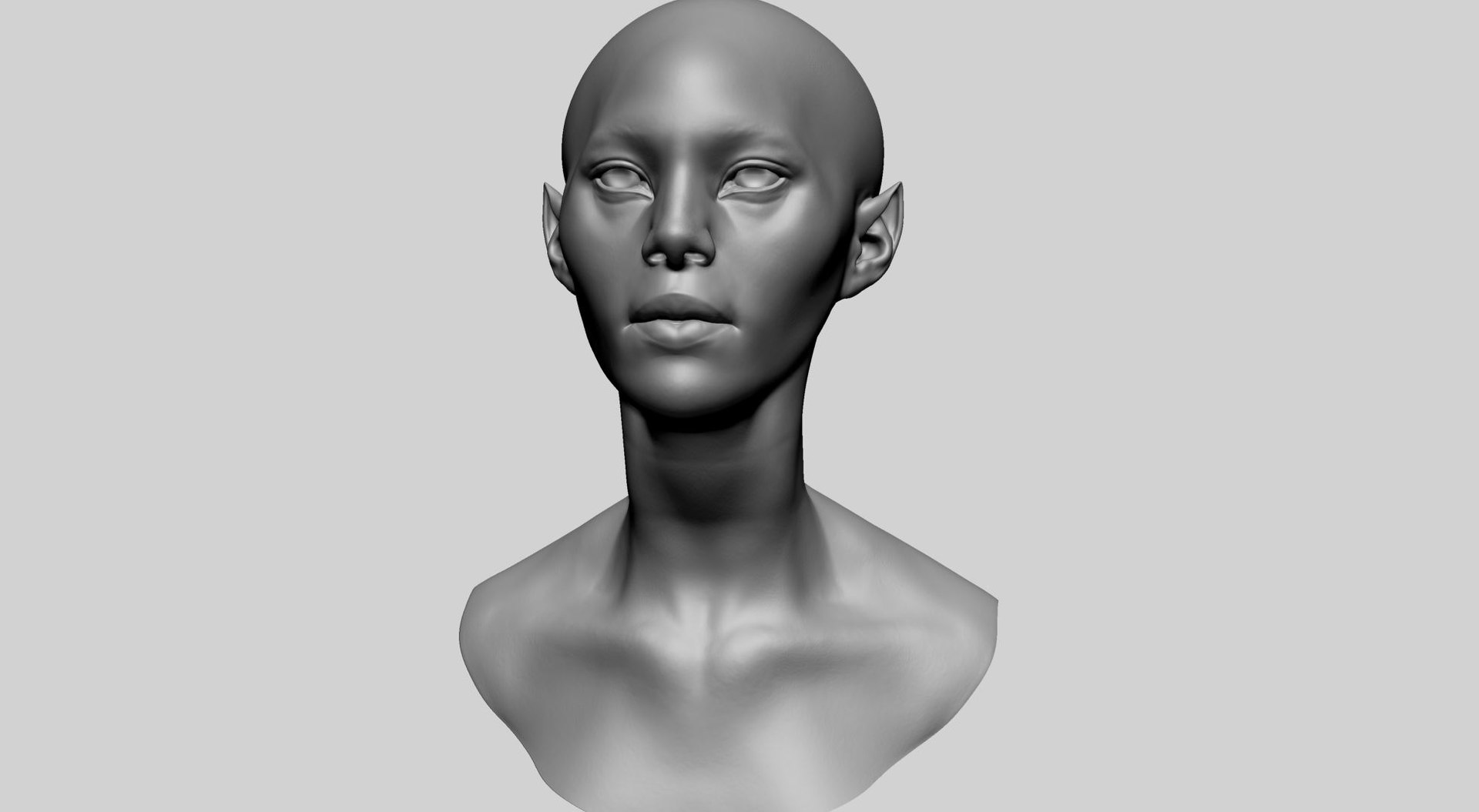 Fantasy Female Head A1 Model - TurboSquid 2199363