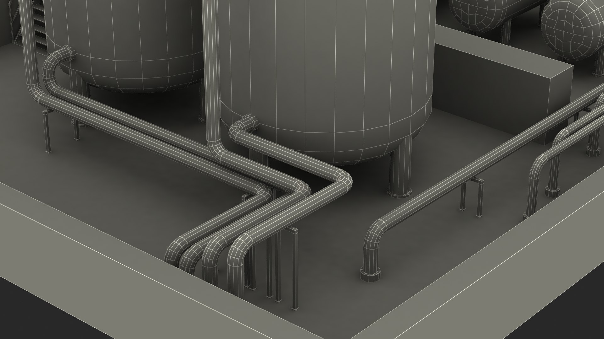 Factory Petrol 3D model - TurboSquid 1738040