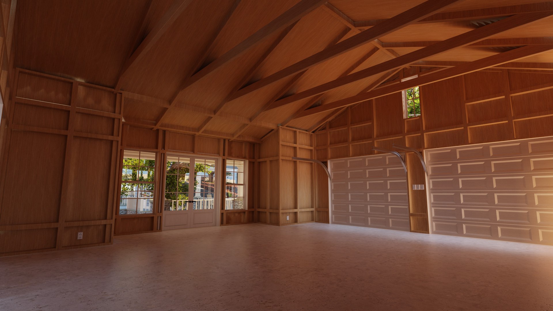 3D house classic style porch model - TurboSquid 1637050