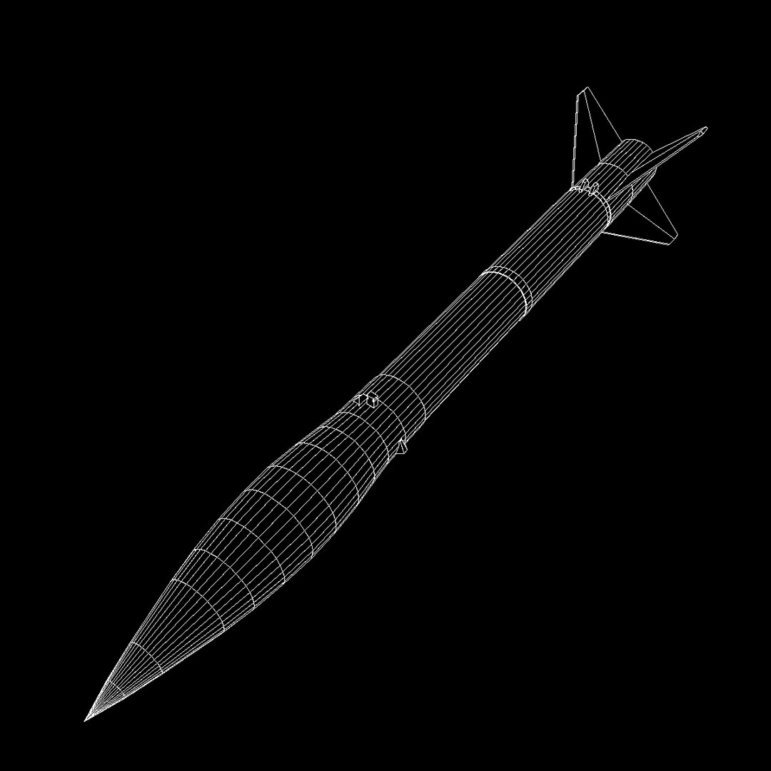 3d Model Of Nuclear Missile Army