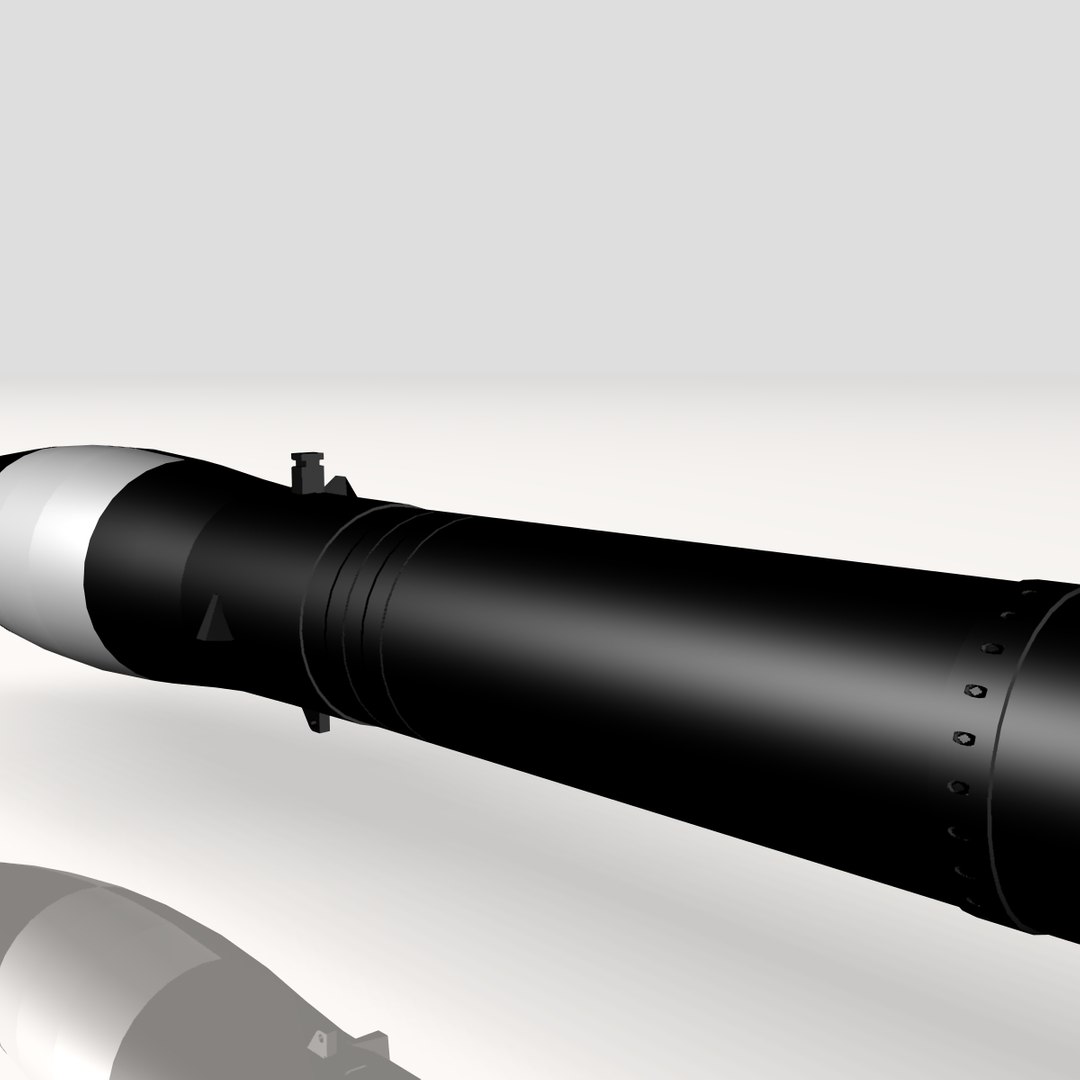 3d Model Of Nuclear Missile Army