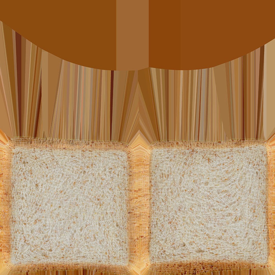 3D Bread Slice - TurboSquid 2155156