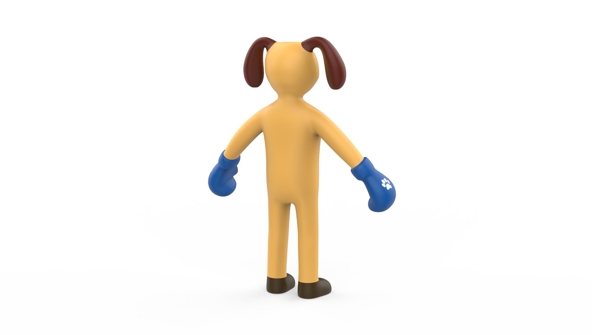 3D Boxing Dog Animal Animated Model - TurboSquid 2168280
