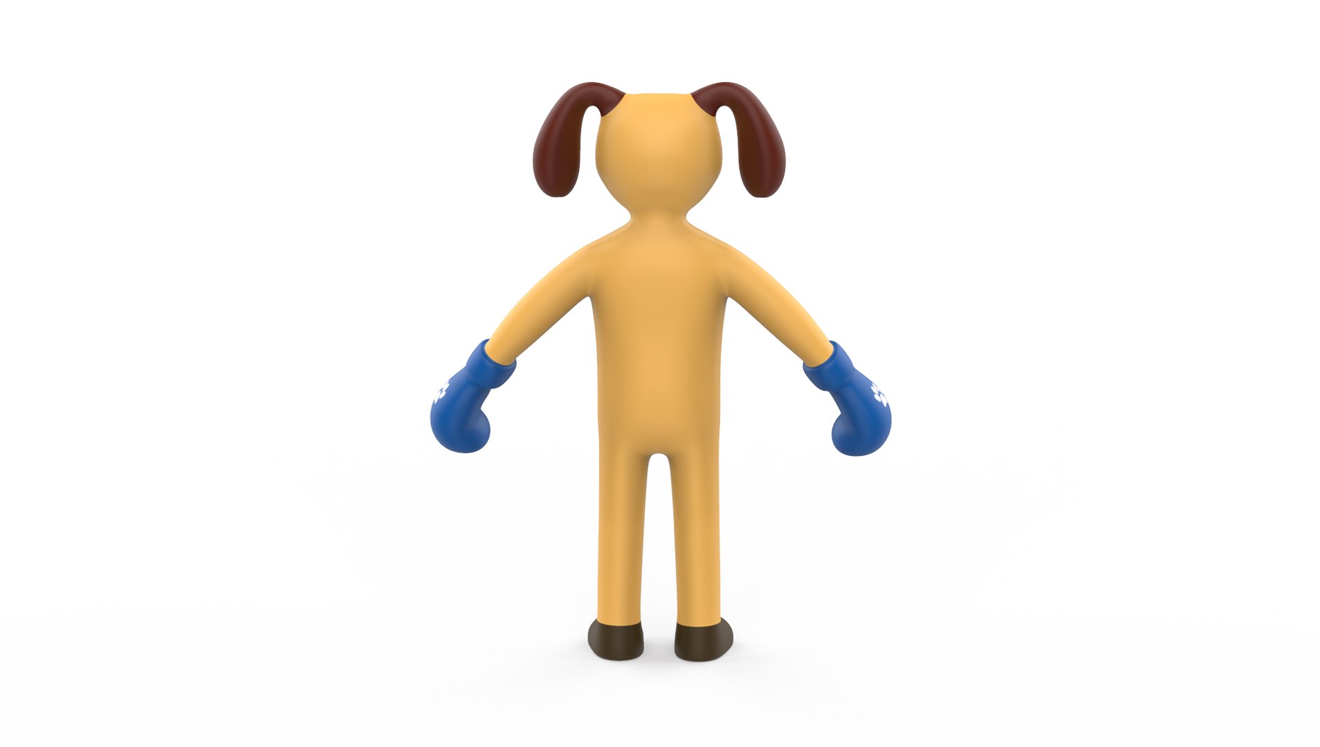 3D Boxing Dog Animal Animated Model - TurboSquid 2168280