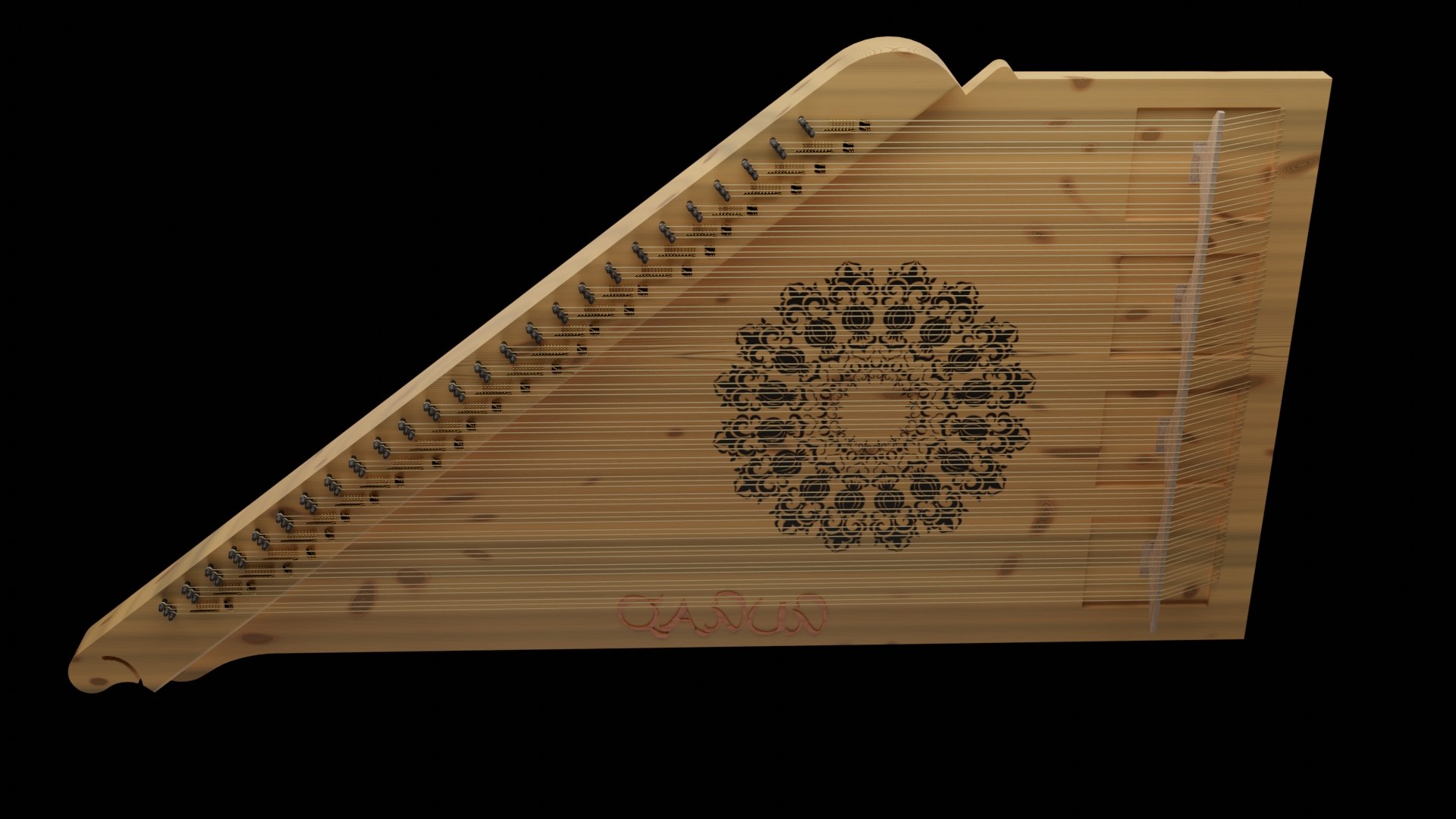 Qanun Instrument Model - TurboSquid 2041510