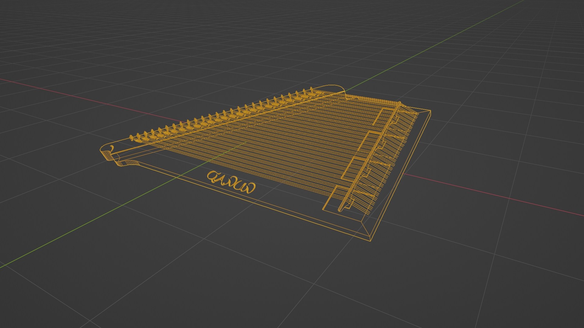 Qanun Instrument Model - TurboSquid 2041510