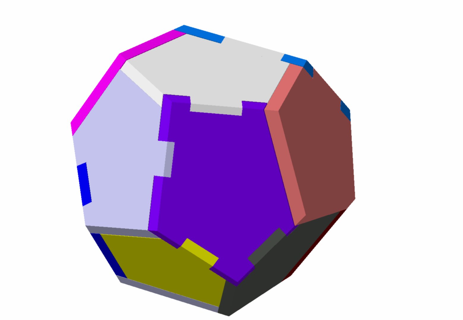 Tetartoid Dodecahedron 3D Model - TurboSquid 1433097