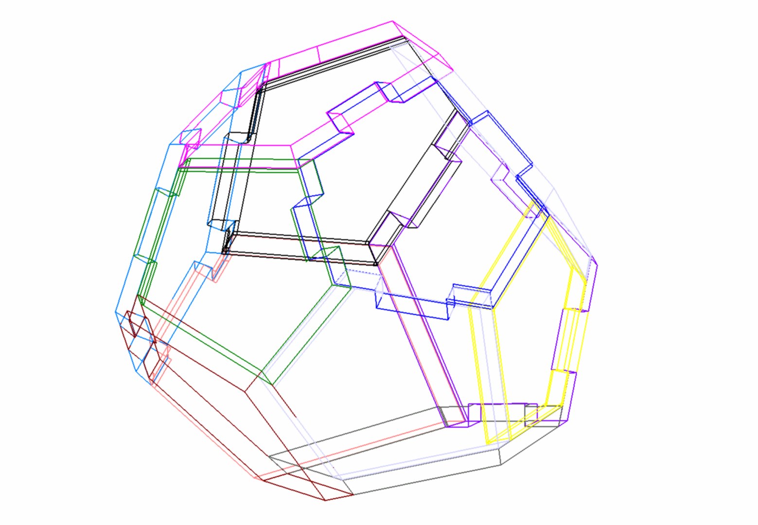 Tetartoid Dodecahedron 3D Model - TurboSquid 1433097