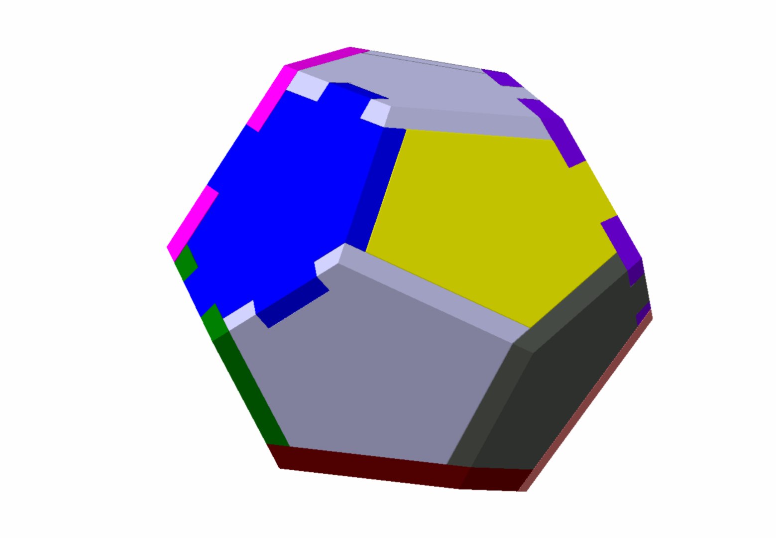 Tetartoid Dodecahedron 3D Model - TurboSquid 1433097