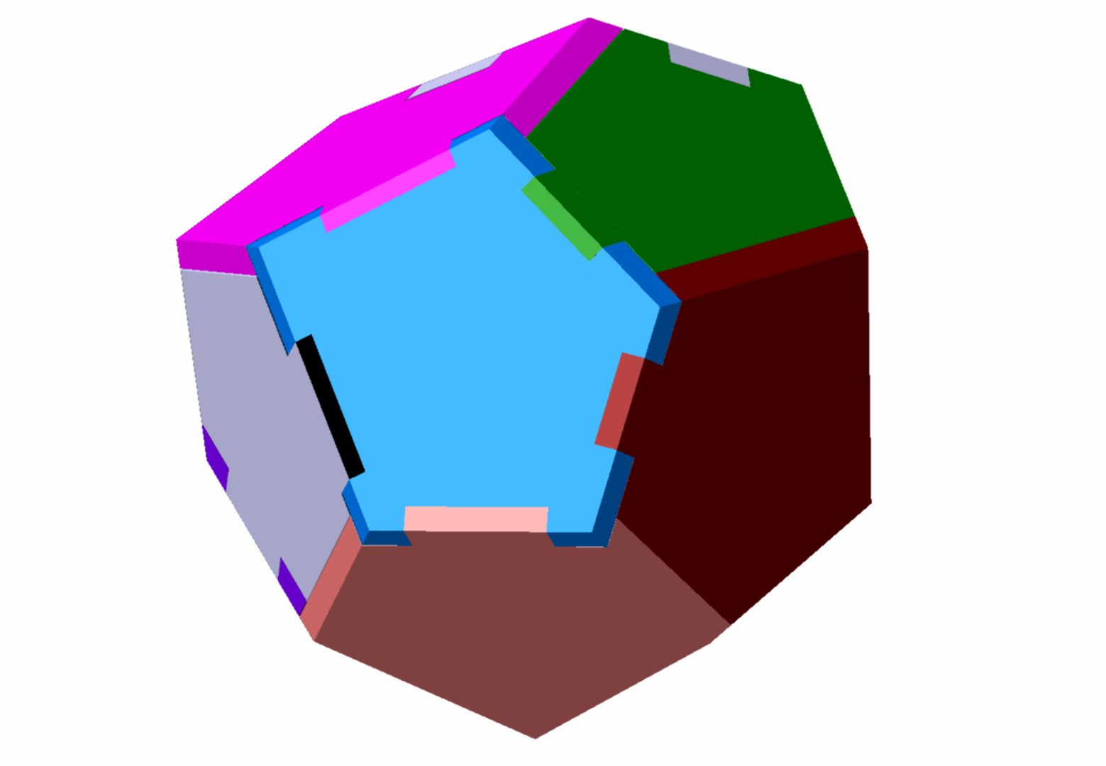 Tetartoid Dodecahedron 3D Model - TurboSquid 1433097