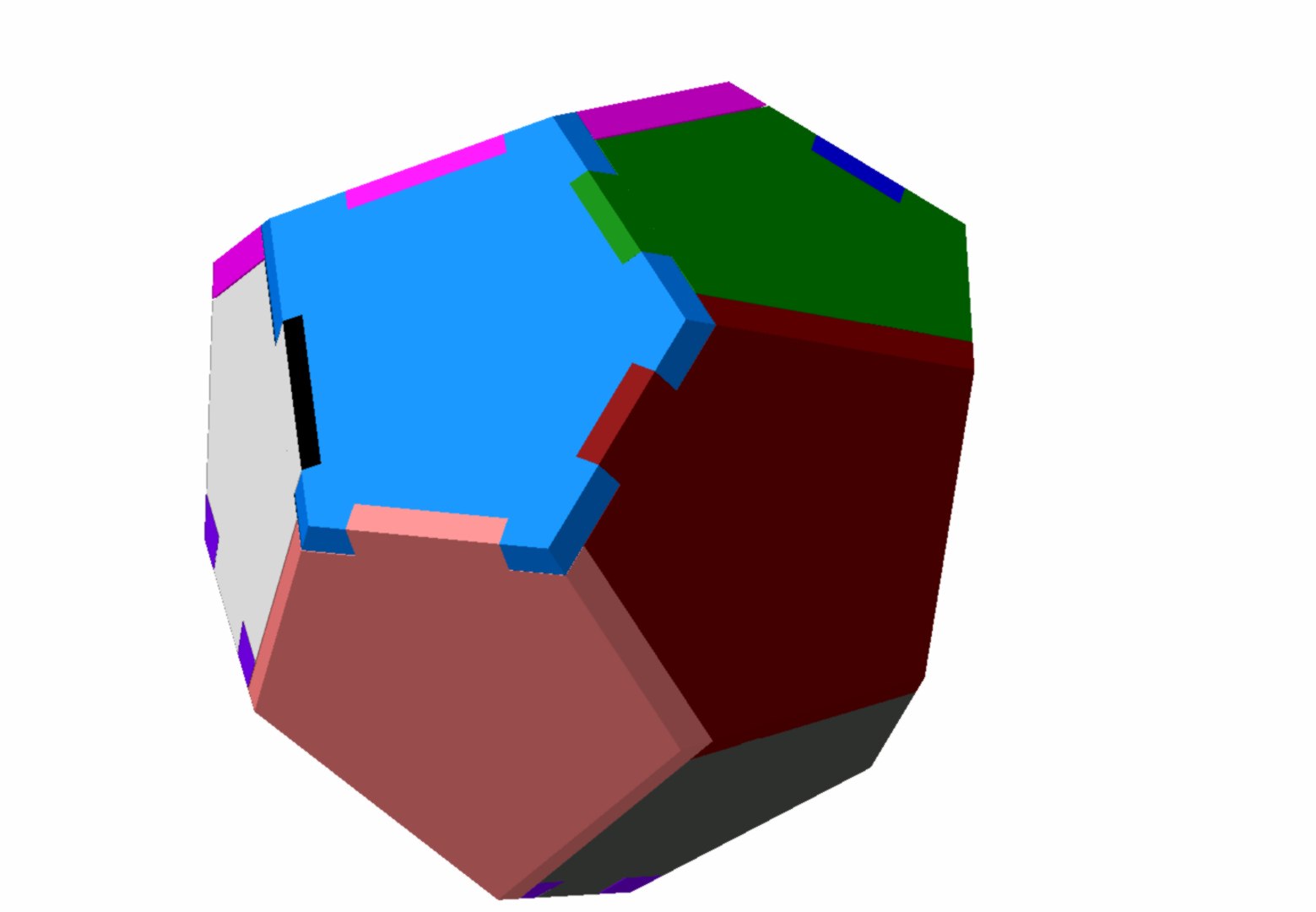 Tetartoid Dodecahedron 3D Model - TurboSquid 1433097