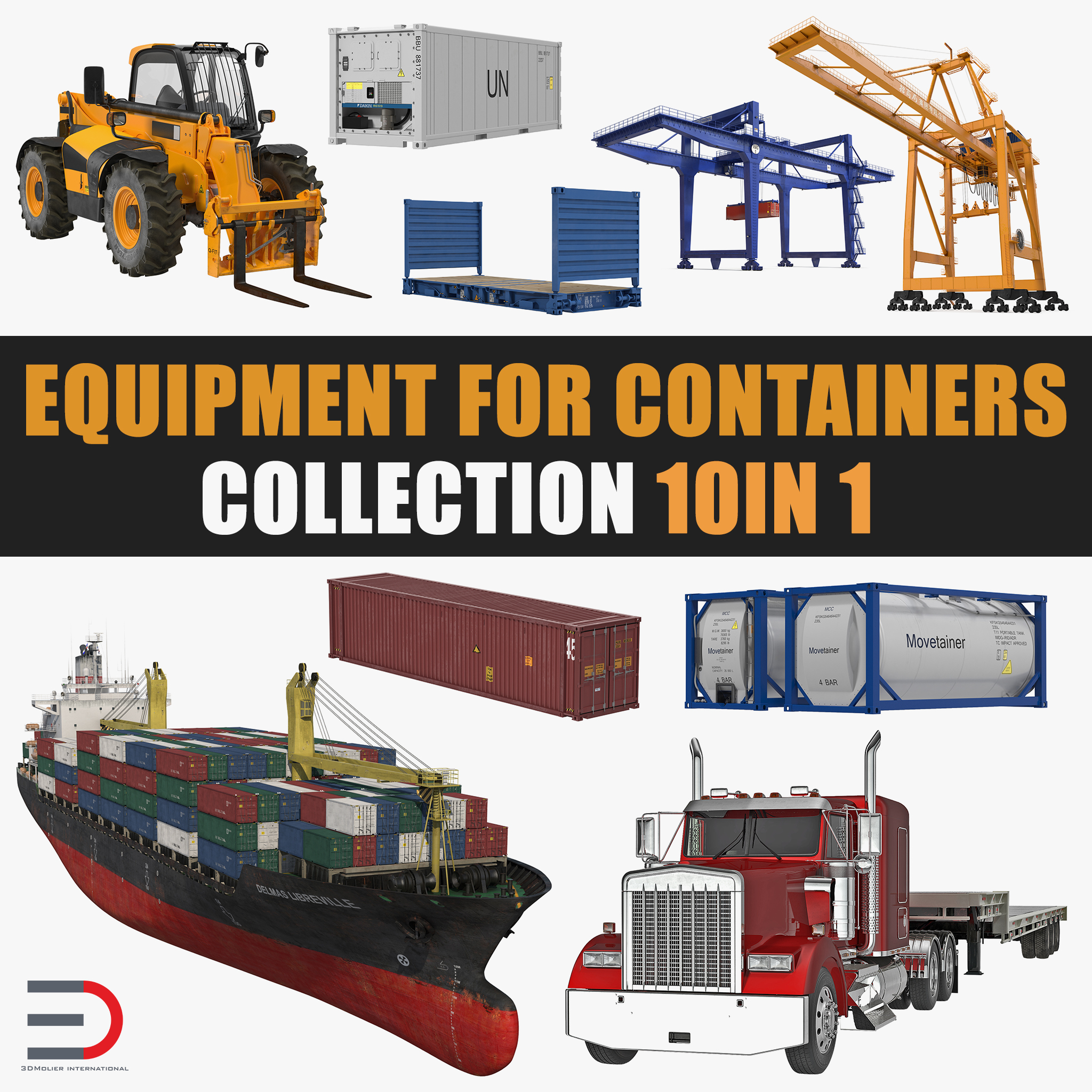 Equipment containers 3D model - TurboSquid 1231753