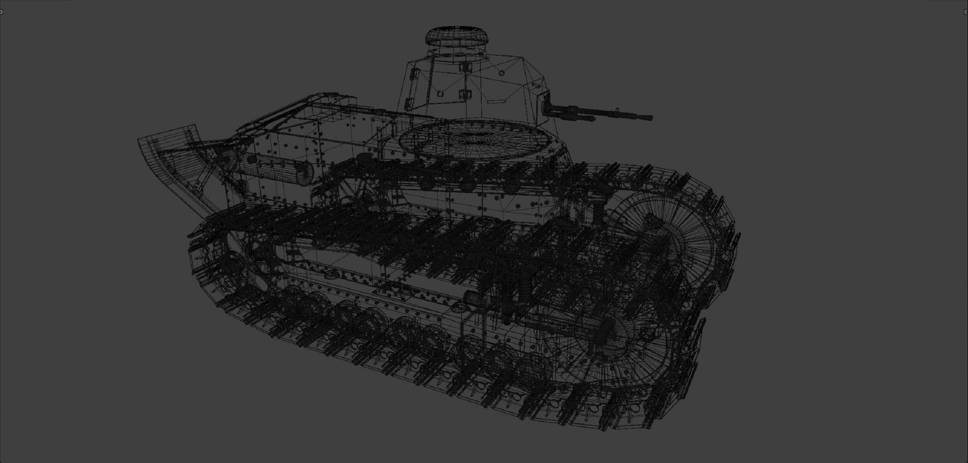 3D Renault FT17 Model - TurboSquid 2286667