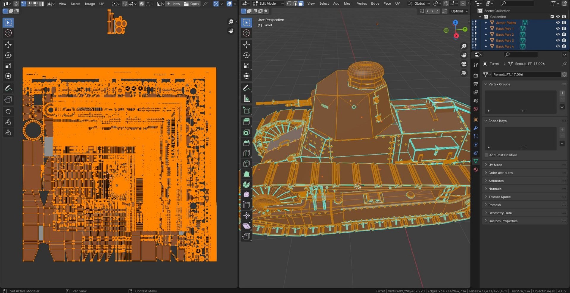 3D Renault FT17 Model - TurboSquid 2286667