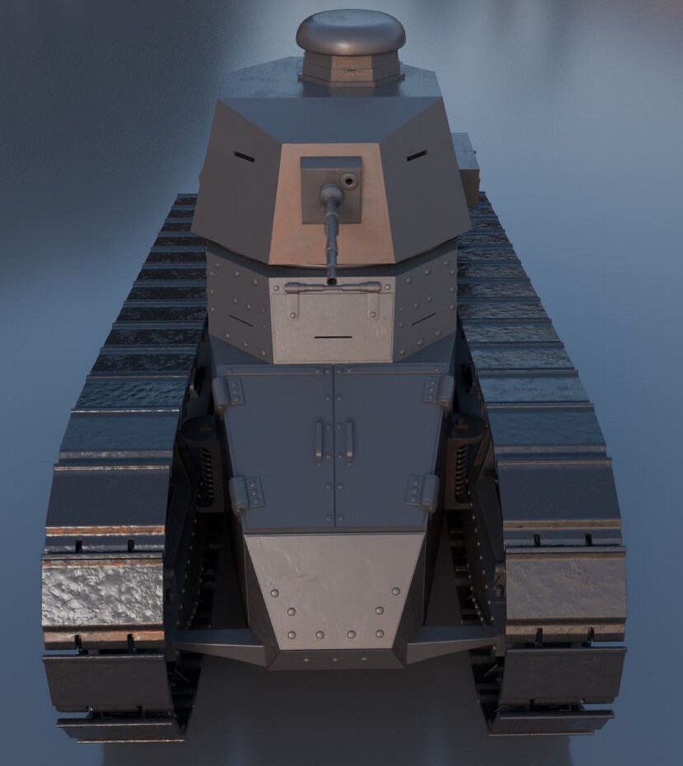 3D Renault FT17 Model - TurboSquid 2286667