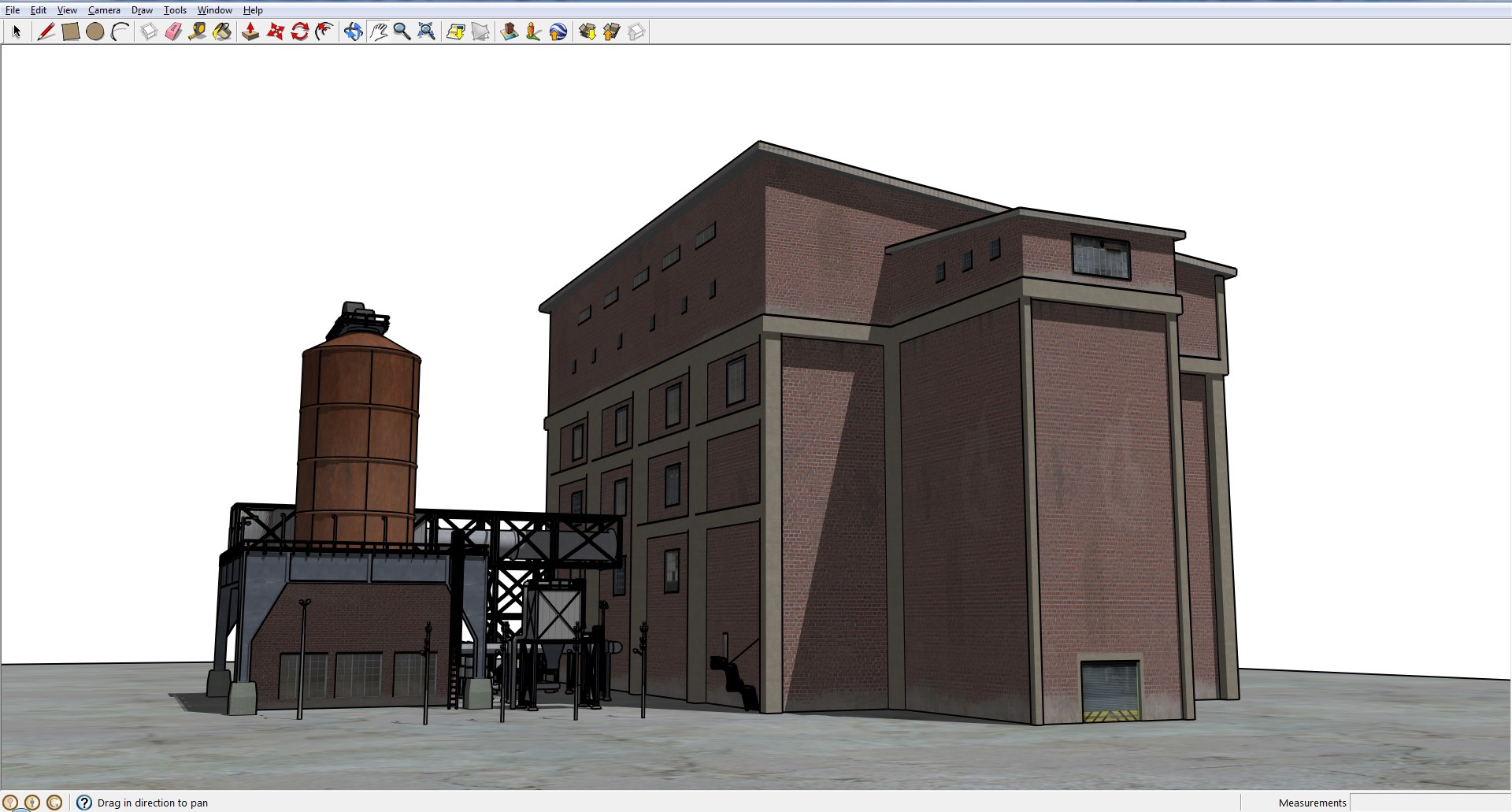 Sketchup Factory 3d Model