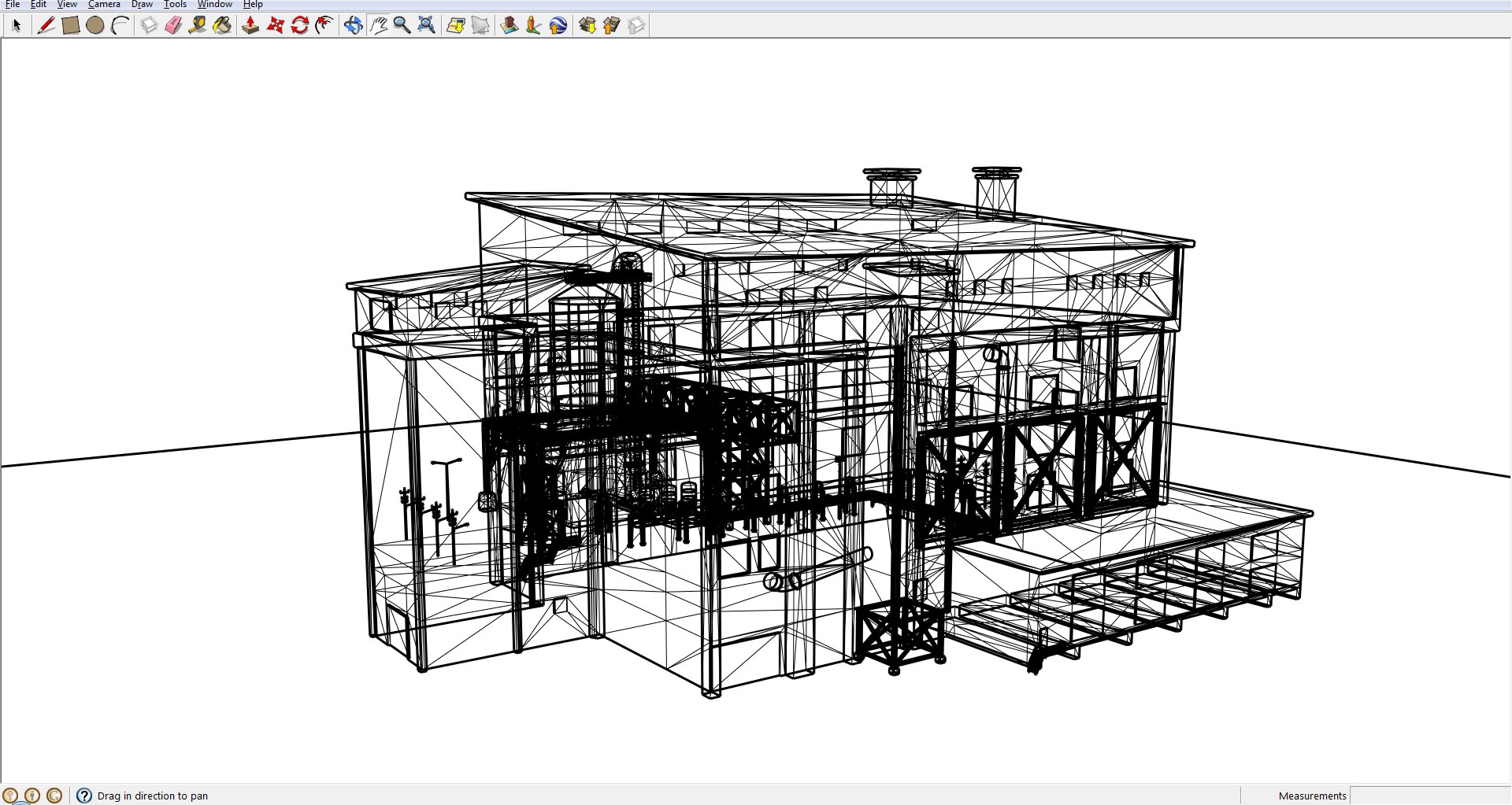 Sketchup Factory 3d Model