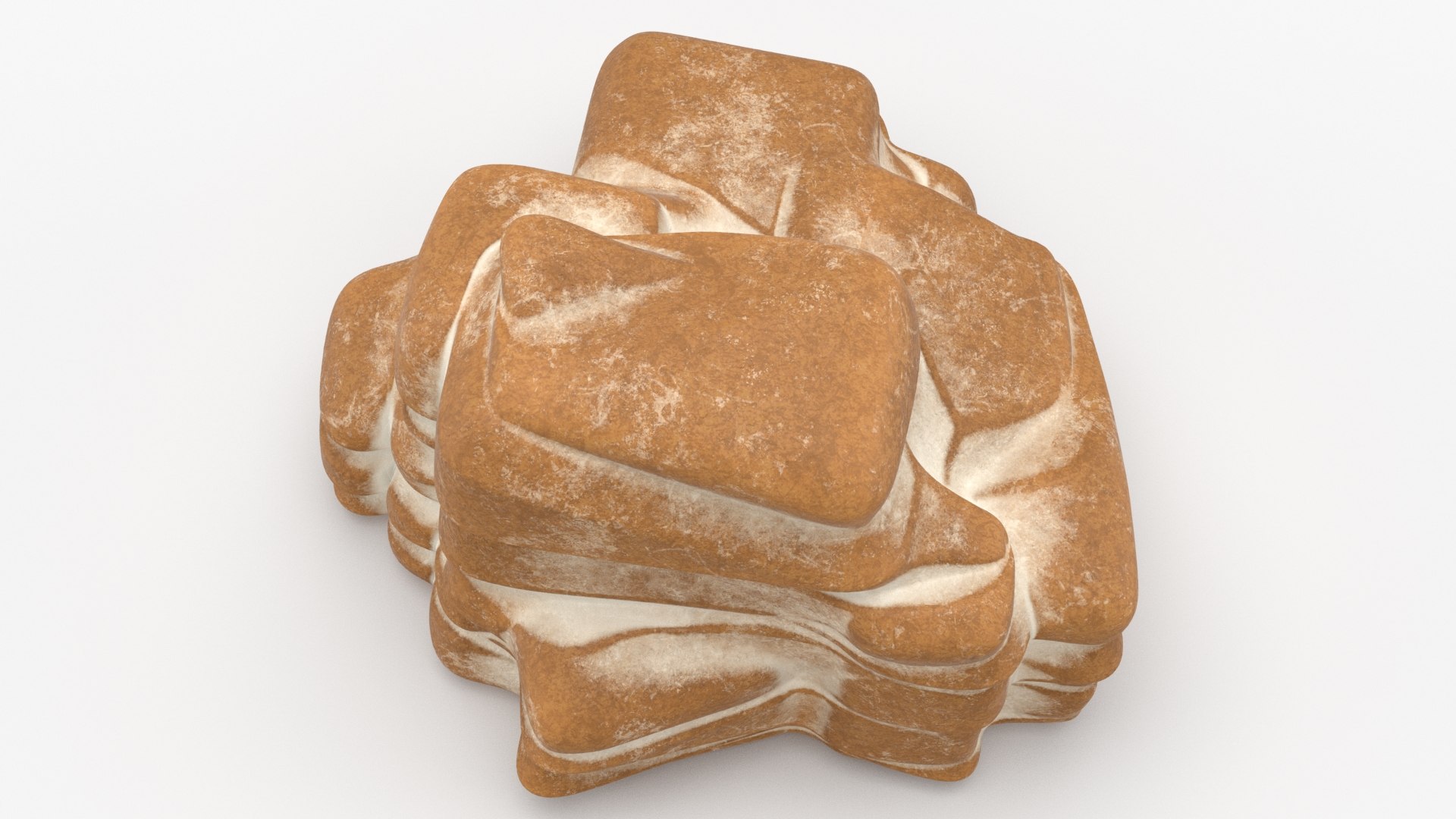 3D Cartoon Stone 02 Color 3 Model - TurboSquid 1770650