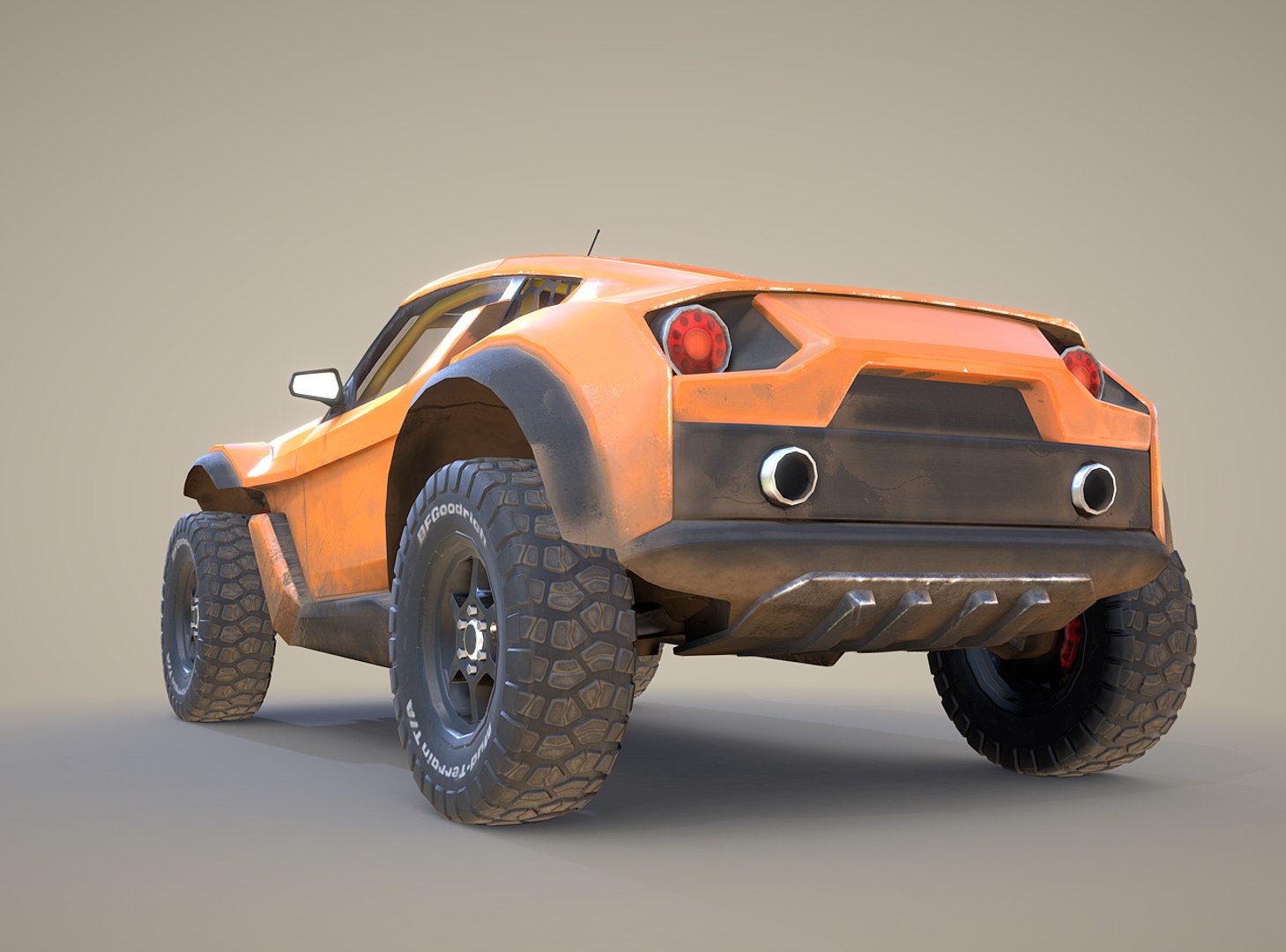 3d Model Zarooq Sand Racer