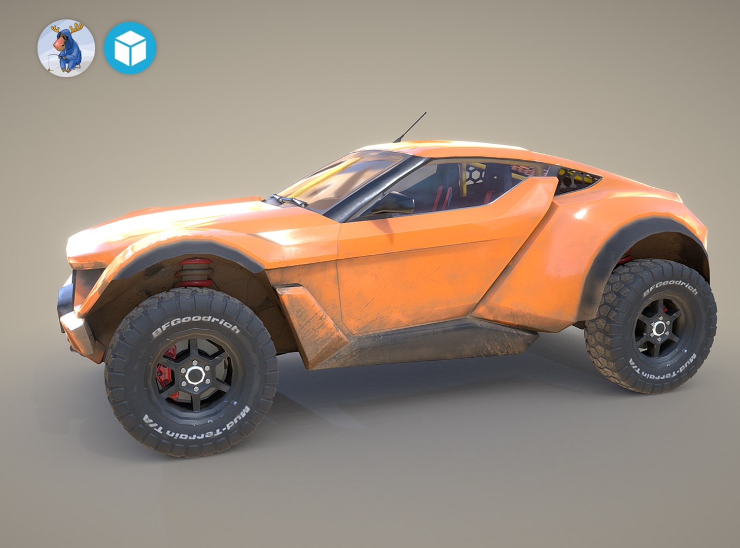 3d Model Zarooq Sand Racer