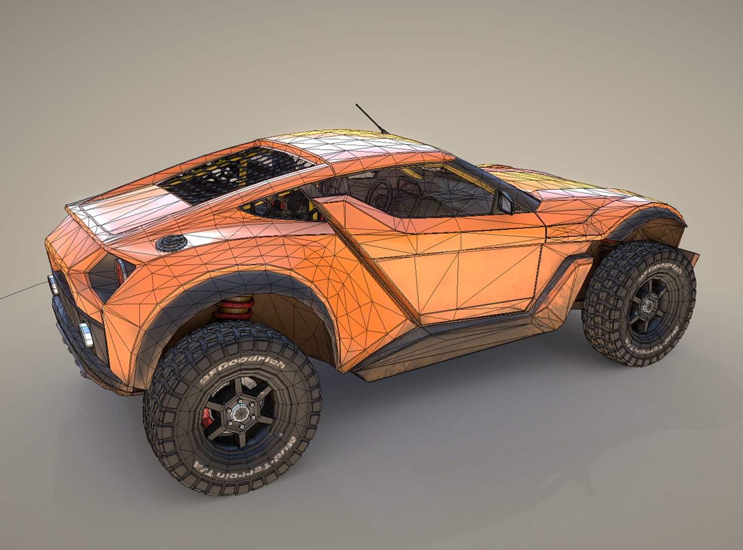 3d Model Zarooq Sand Racer
