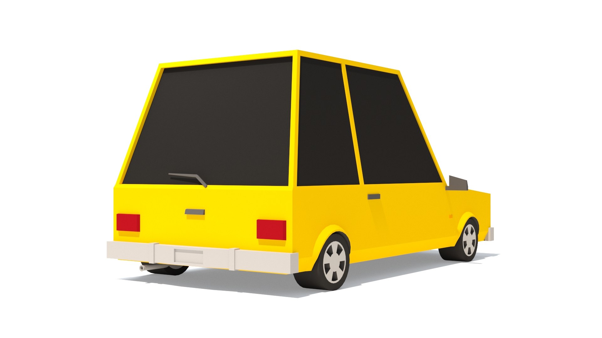 Cartoon Car Hatchback 3D - TurboSquid 1850846