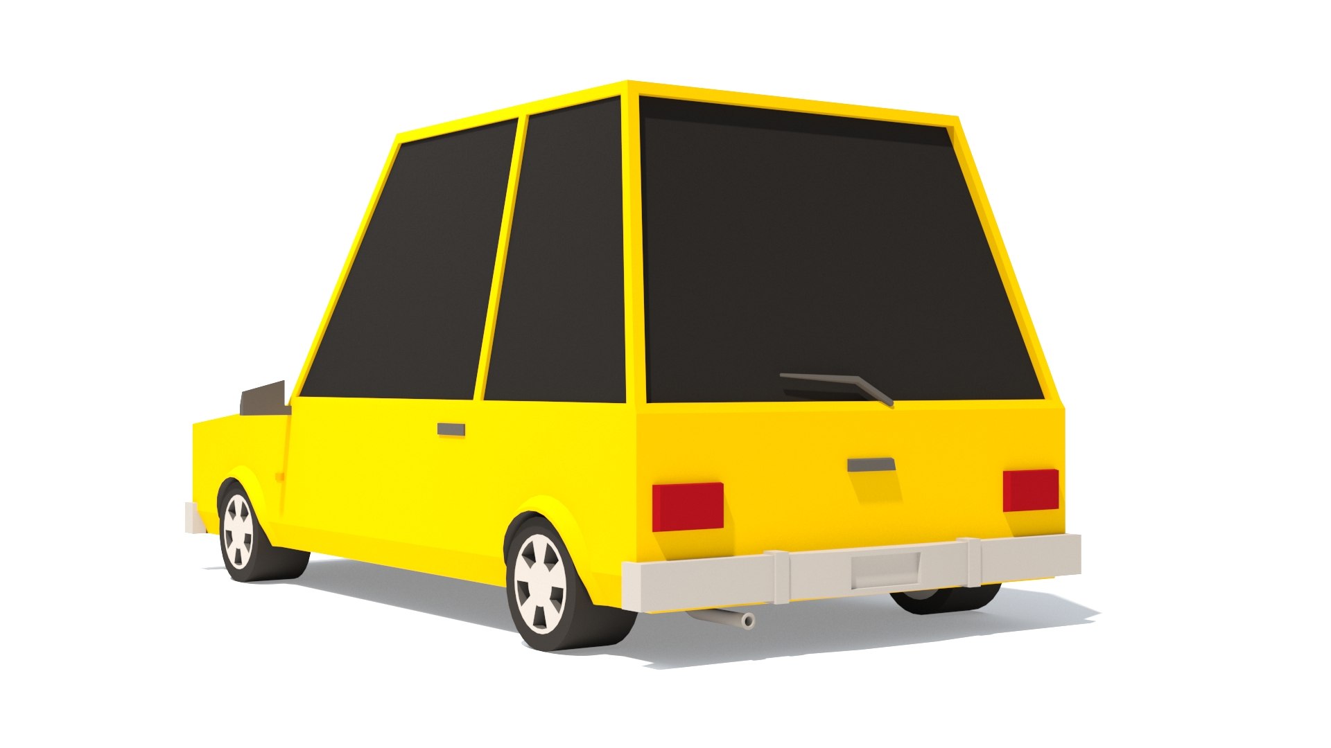 Cartoon Car Hatchback 3D - TurboSquid 1850846