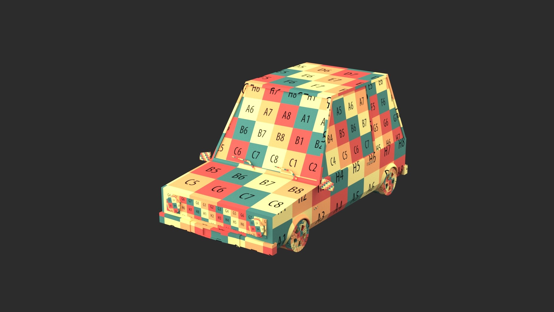Cartoon Car Hatchback 3D - TurboSquid 1850846