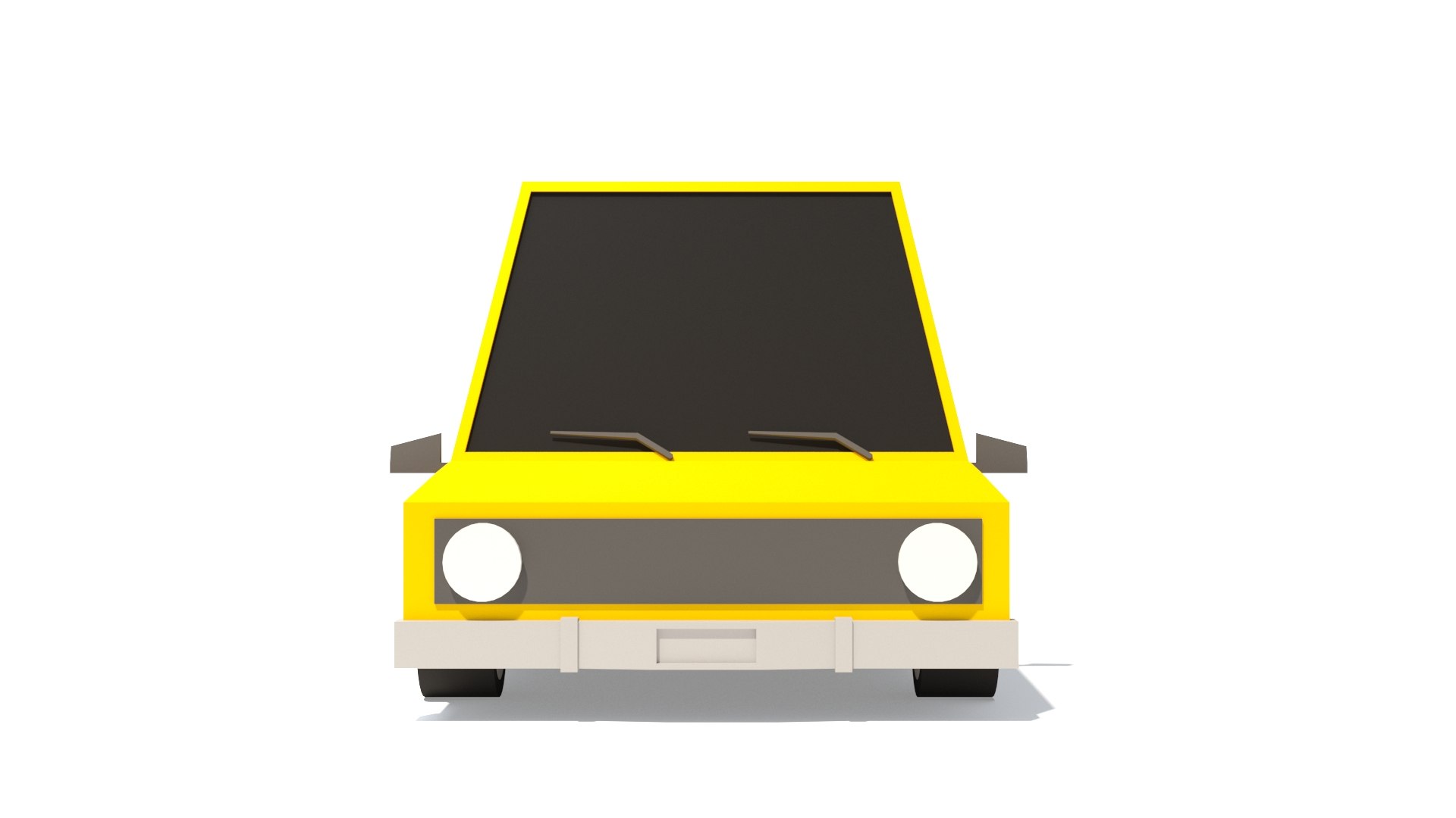 Cartoon Car Hatchback 3D - TurboSquid 1850846