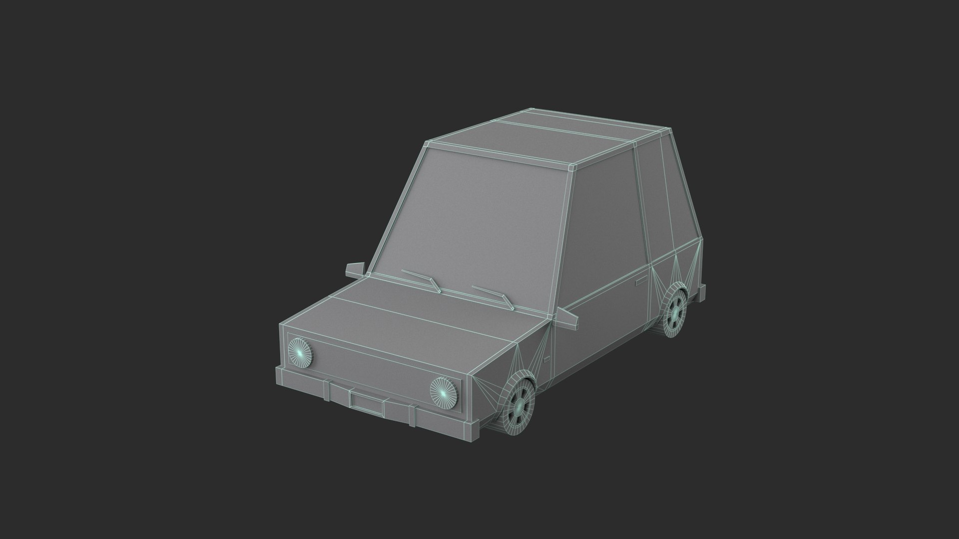 Cartoon Car Hatchback 3D - TurboSquid 1850846