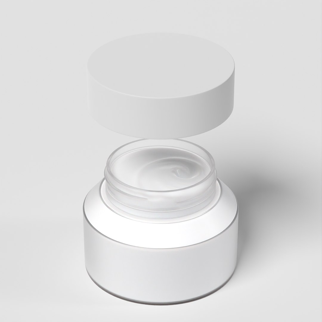 3D Cream Jar 49 - TurboSquid 1965923