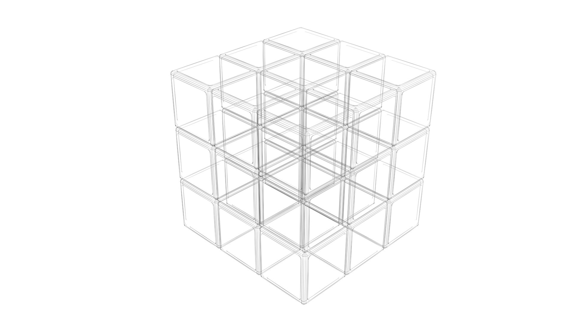 Puzzle Cube 3D Model - TurboSquid 1631035