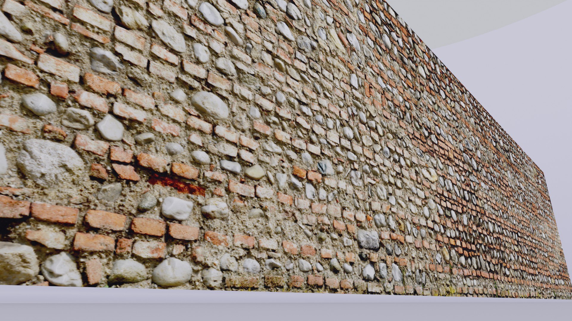 3D Ultra realistic Brick Old wall low poly Scan 3D model - TurboSquid ...