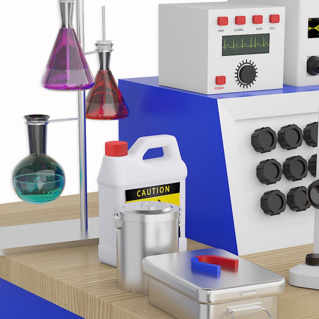 Medical Laboratory Set 3 3D Model - TurboSquid 1538484